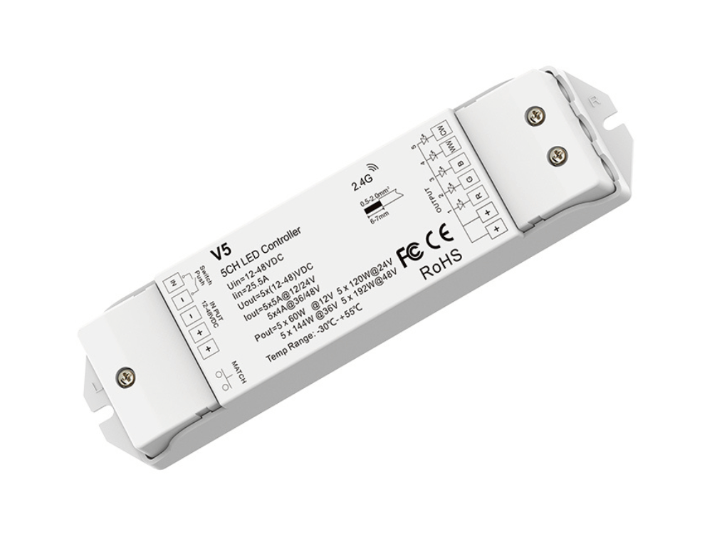 V5 RGB+CCT LED CONTROLLER - EMC SUPERLED | High-Quality LED Lights and ...