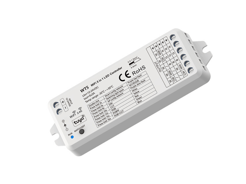 WT5 RGB+CCT CONTROLLER - EMC SUPERLED | High-Quality LED Lights and ...