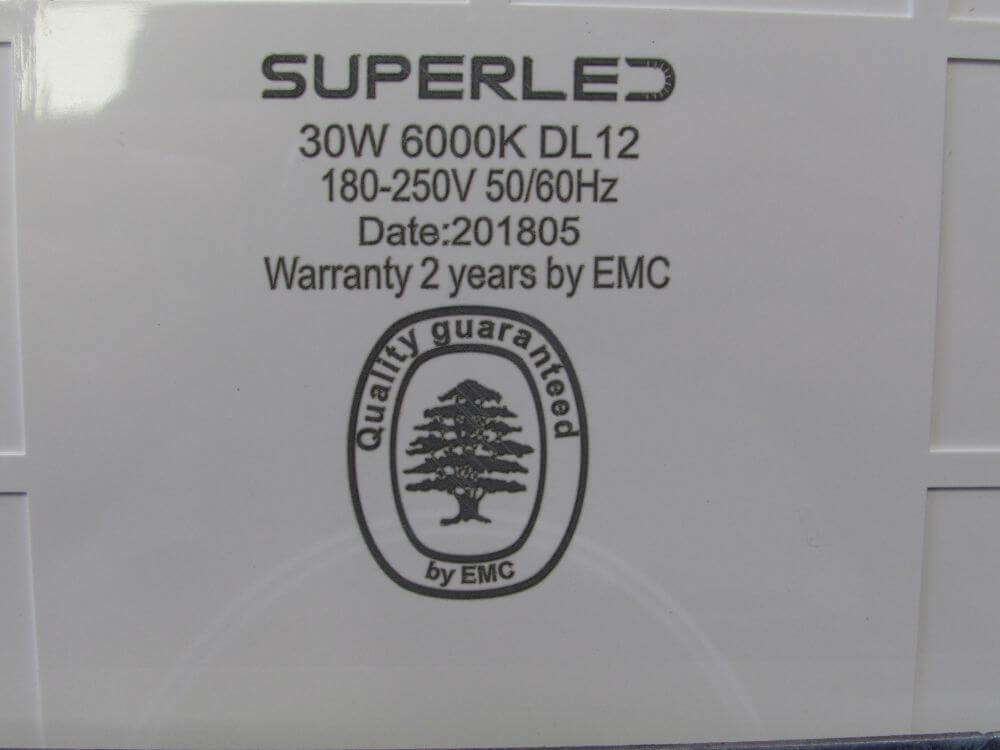 LED Downlight Plafonier 30W Ip65 Square - EMC SUPERLED | High-Quality ...