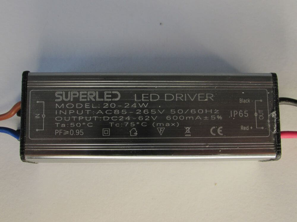 Waterproof LED Driver 20 - 24W - EMC SUPERLED | High-Quality LED Lights ...